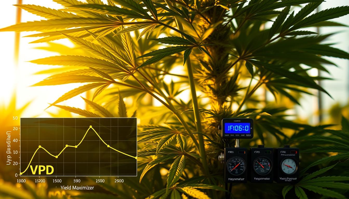 Controlling VPD in a cannabis space